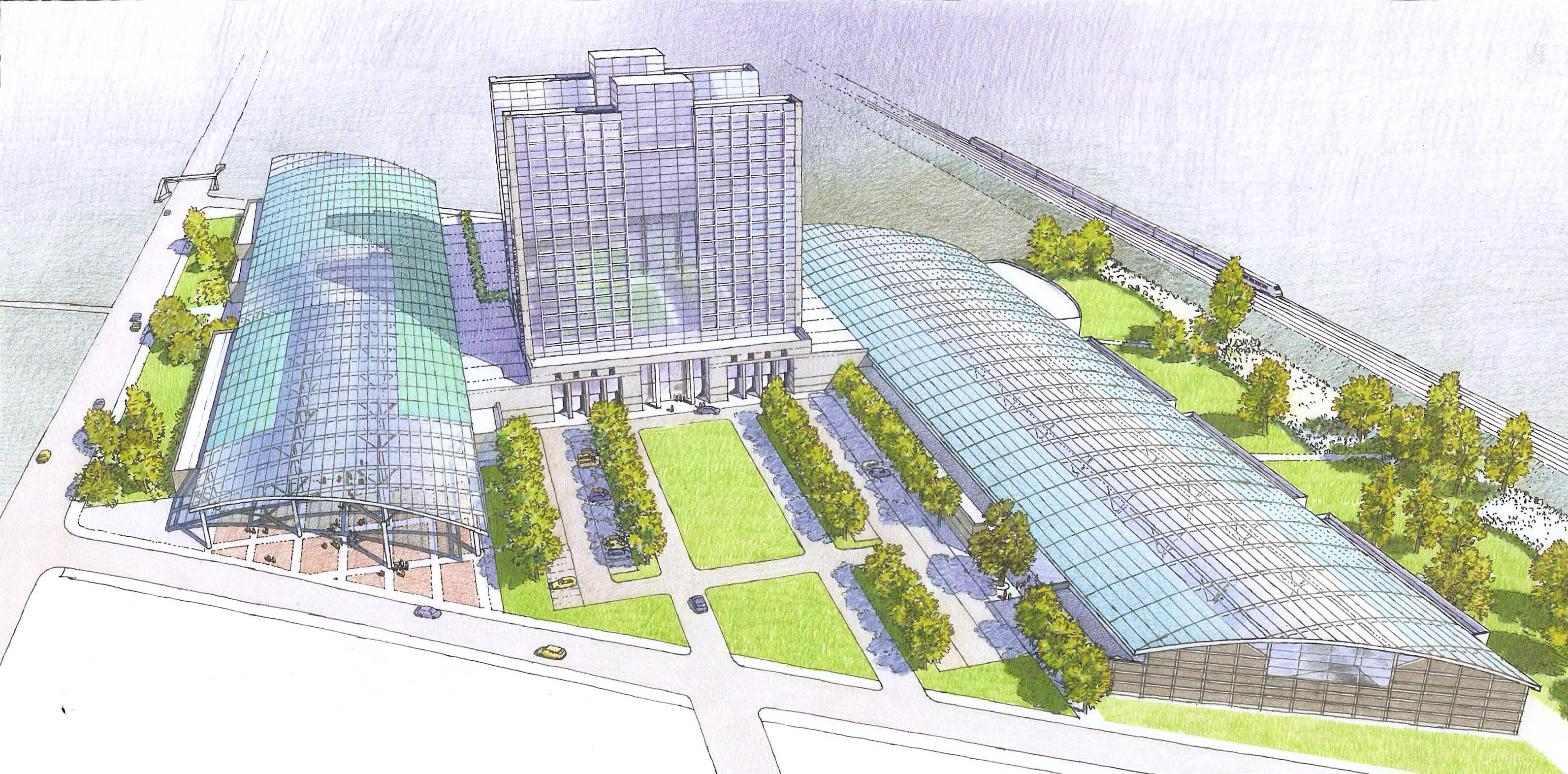 CORPORATE HQ MASTER PLAN - Alhadeff Architects